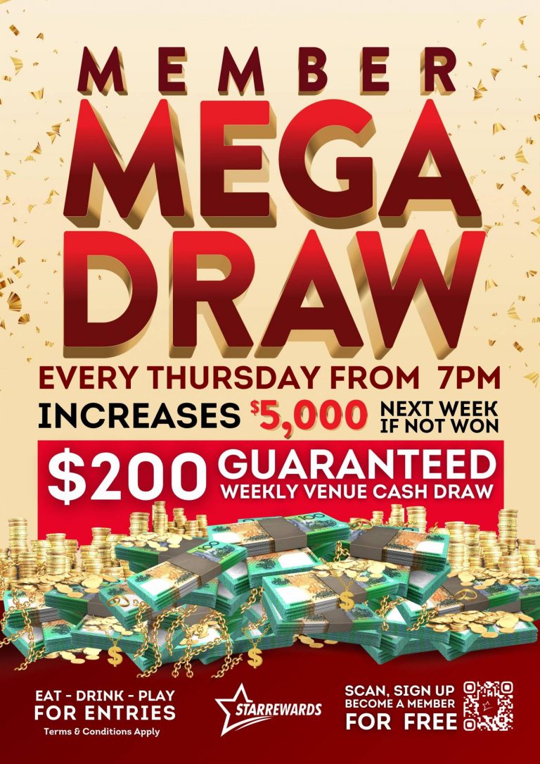 MEMBERS MEGA DRAW! - Queenslander Hotel